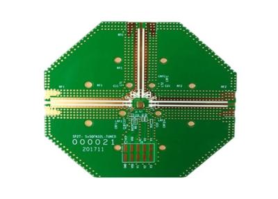China Custom High Frequency 6 Layer 1oz Multilayer Microwave Amplifier Rogers PCB for sale