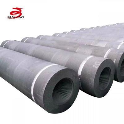 China 400mm RP HP UHP Graphite Electrodes Petroleum Coke Needle Coke With Nipples for sale