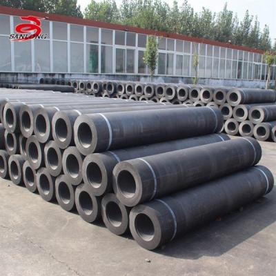 China UHP Super High Power Graphite Electrode For AC DC Submerged Arc Furnace for sale