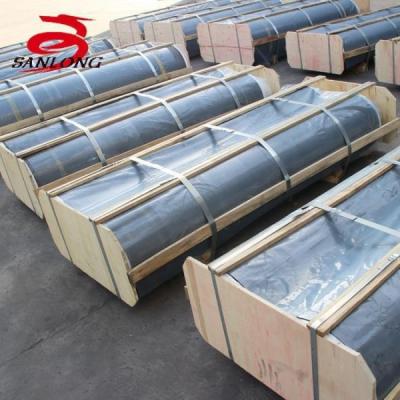 China 550mm Ultra High Power Graphite Electrodes Needle Coke Corrosion Resistance for sale