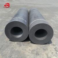 China 3TPI 4TPI Nipple UHP 600mm Graphite Electrode For Electric Arc Furnace for sale