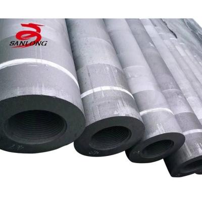 China Petroleum Coke Ultra High Power Graphite Electrodes For Arc Furnace for sale