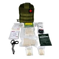 China Compact Survival First Aid Kit In Fold Waist Pack For Military Battle Field for sale