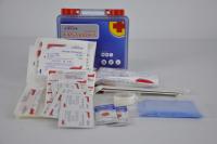 China FDA Firstar Basic Handy Office First Aid Kit In Plastic Box For Minor Injury Treatment for sale