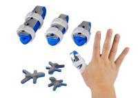 China Breathable Metal Aluminum Baseball Finger Splint For Rehabilitation for sale