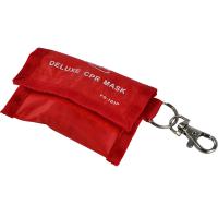 China Multi Color CPR Rescue Mask Keychain Kit Emergency Face Shields With One Way Valve for sale