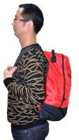 China Large Capacity Survival First Aid Bag Waterproof Red Outdoor Medical Backpack for sale