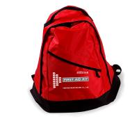 China Large Capacity Survival First Aid Bag Waterproof Red Outdoor Medical Backpack for sale