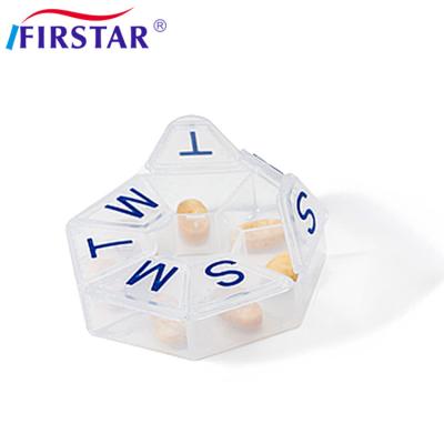 China OEM Weekly Pill Box Organizer Unique Open Large Compartments for sale