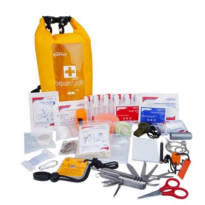 China PVC Tarpaulin Waterproof First Aid Kit Bag Outdoor Camping Customize Logo for sale
