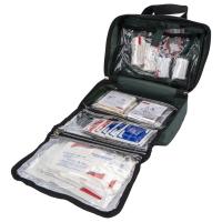 China Premier Vehicle First Aid Kit With PVC Coated Nylon Bag 24 x 18 x 7.5 cm for sale