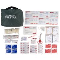 China Premier Vehicle First Aid Kit With PVC Coated Nylon Bag 24 x 18 x 7.5 cm for sale