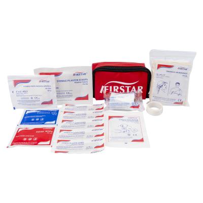 China CE Mini Travel First Aid Kit Clipped On Belt For Camping Hiking Emergency Treatment for sale