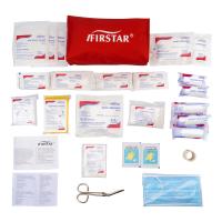 China Safety euro DIN13164 Automobile First Aid Kits 70D Polyeaster Material for sale