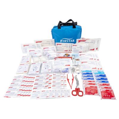 China Large Vehicle First Aid Kit With Compartments Mesh Bag Handles 24x19x6.5cm for sale