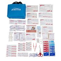 China Large Vehicle First Aid Kit With Compartments Mesh Bag Handles 24x19x6.5cm for sale