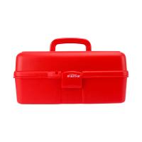 China Portable Plastic First Aid Kit Boxes With Three Layers DIY Content For Emergency for sale
