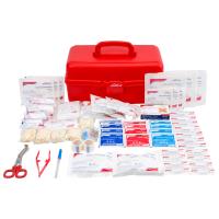 China Portable Plastic First Aid Kit Boxes With Three Layers DIY Content For Emergency for sale