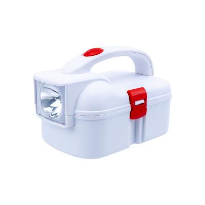 China Travellers Survival First Aid Kit In Flashlight Torch Box With Batteries for sale