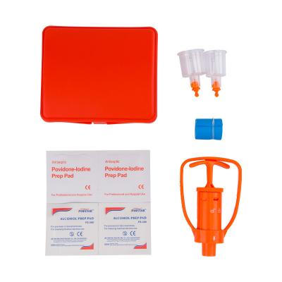 China Snake Bees Bites First Aid For Hiking Camping Venom Extractor Kit Suction Pump for sale