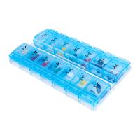 China Custom Colorful Pill Storage Cases Weekly Twice A Day 1 Pill Organizer ISO 13485 for sale
