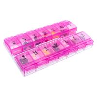 China Custom Colorful Pill Storage Cases Weekly Twice A Day 1 Pill Organizer ISO 13485 for sale