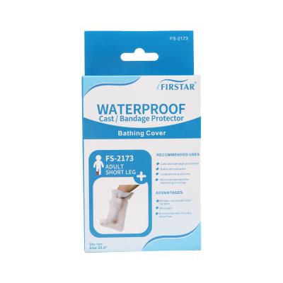 China Soft Durable Reusable Shower Wound Cover Plaster Waterproof Cast Bandage Protector for sale
