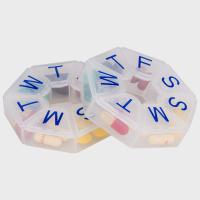 China 7 Petal Colorful Weekly Medicine Organizer 2 Times A Day Pill Box MDSAP for sale