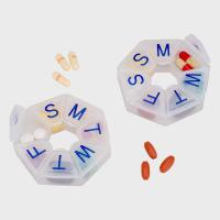 China 7 Petal Colorful Weekly Medicine Organizer 2 Times A Day Pill Box MDSAP for sale