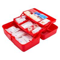 China Plastic Workplace First Aid Kit Red ABS Trauma Tactical Emergency First Aid Kit Storage Box for sale
