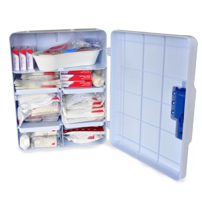 China Industrial Workplace First Aid Kit With Lock Wall Mountable 39x30x16cm for sale