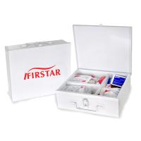 China Ambulance Large Workplace First Aid Kit With Metal Cabinet Compartment 28x23x9cm for sale