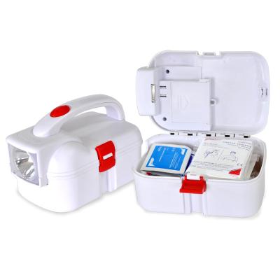 China Flashlight Torch First Aid Kit Case With Batteries Camping Safety Kit Medical for sale