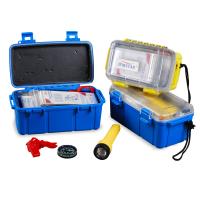 China Standard Workplace First Aid Kit Supplies Yellow Waterproof Plastic Shockproof Foam for sale