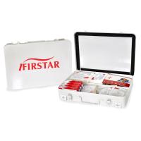 China 15 Person Workplace First Aid Kit Metal Case Box Hung To The Wall 35.5x24x6.5cm for sale