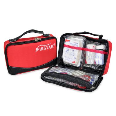 China FDA Approved Emergency First Aid Bag With Compartments Medium Trauma Kit for sale