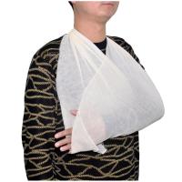 China Cotton Triangular Bandage Non Sterile Workplace First Aid Supplies Training 127cm for sale
