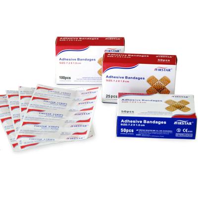 China First Aid Supplies Adhesive Plasters Plaster Strips Adhesive Bandage for sale