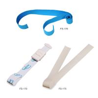 China First Aid Supplies White Elastic Tourniquet With a Simple Plastic Lock for sale
