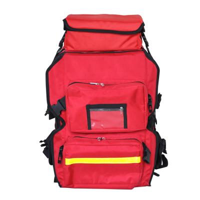 China First Aid Supplies Red Packback Emergency Bag for outdoor for sale