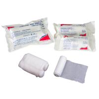 China Sterile First Aid Dressing Pads Kit White Absorbent Non Stick Elastic And Bandages for sale