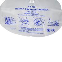 China Cpr Practice-Shield Disposable Manikin Face Shields Roll Barrier Pear Shape EVA for sale