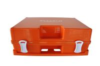 China Plastic ABS First Aid Box Wall Bracket Large Orange 40x30x15cm for sale