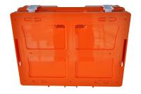 China Plastic ABS First Aid Box Wall Bracket Large Orange 40x30x15cm for sale