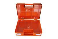 China Red Green ABS First Aid Kit With Wall Bracket And Screws Medium Carry Case for sale
