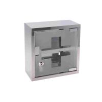 China Metal Wall Mounted First Aid Kit  Box Empty Locking Medical Safety Glass Door for sale