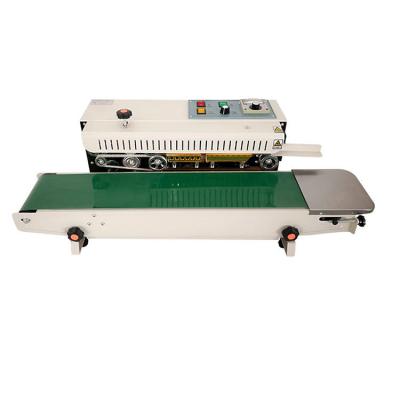 China Horizontal Pouch Sealer Machine 500W 220V Continuous Table Sealing for Chemical Packaging for sale