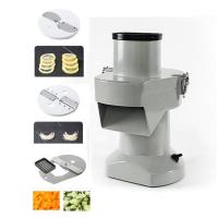 China 110V 200W Commercial Vegetable Cutter Machine 100-150kg/h Slicer Dicer Shredder for sale