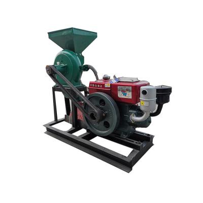China Diesel Engine Multifunction Grain Grinding Machine 250kg/h Capacity Wet Dry Maize Mill for sale