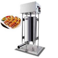 China Electric Sausage Filler Machine 10L 27kg Commercial Stainless Steel Vertical Sausage Stuffer for sale